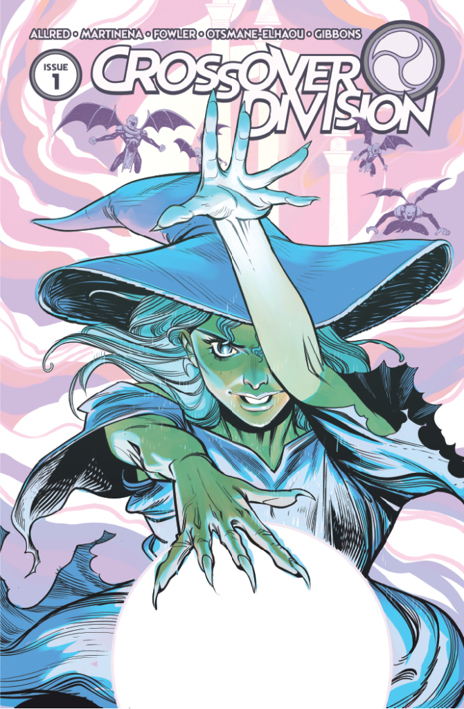 Crossover-Division-1-Cover-by-Conor-Hughes-Logo - Indie Comics Zone