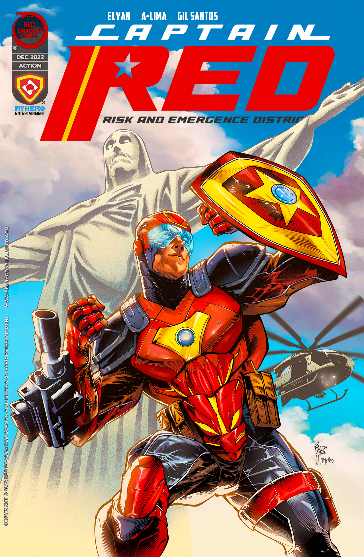 Captain RED - Brazilian SuperHero - Indie Comics Zone