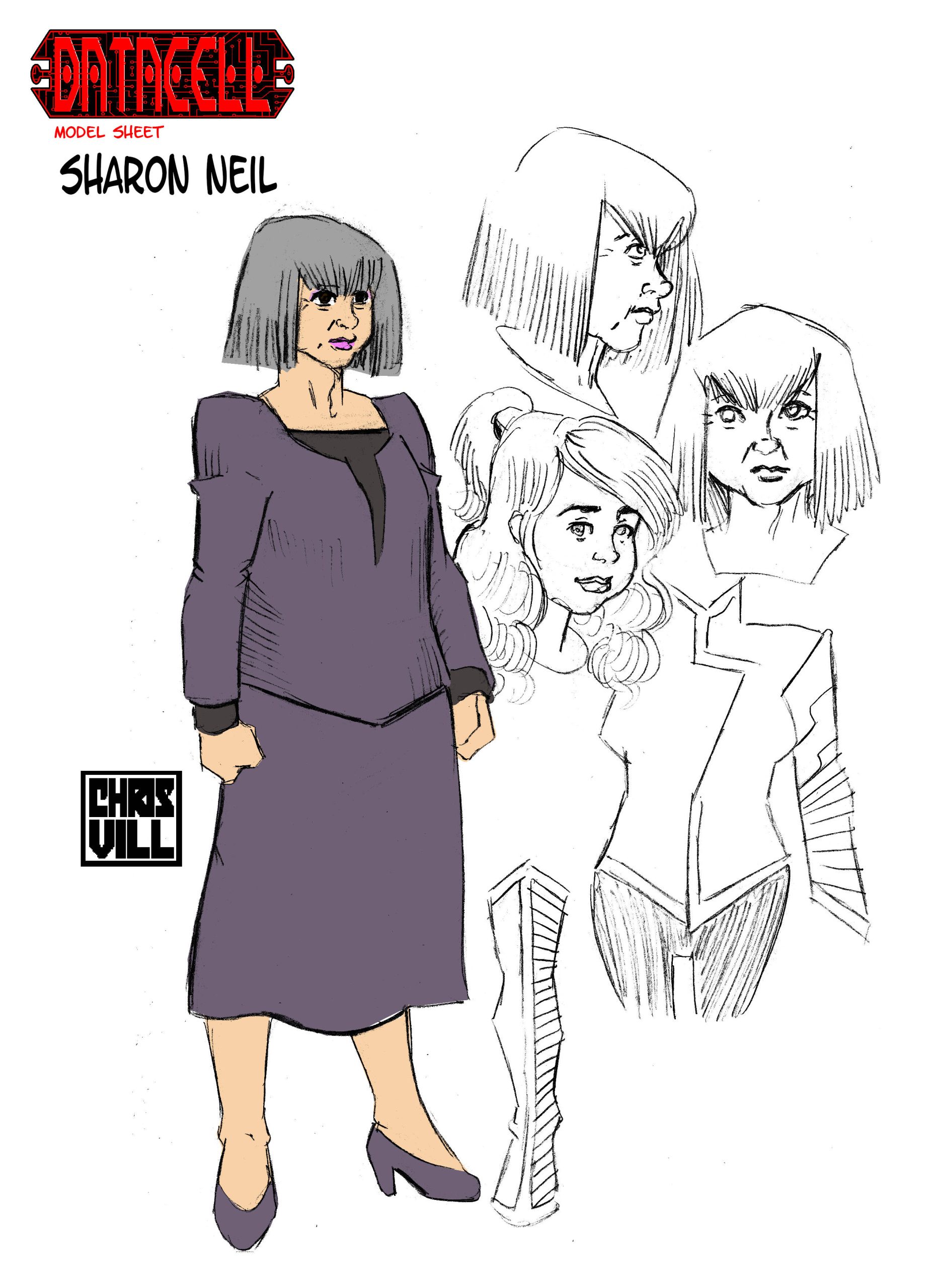 Sharon-Neil-model-sheet - Indie Comics Zone
